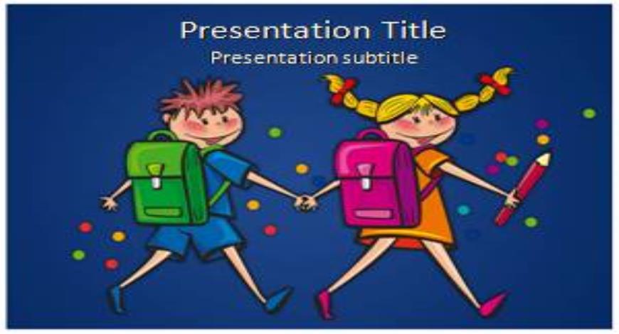 Free School Student PowerPoint Template and Themes