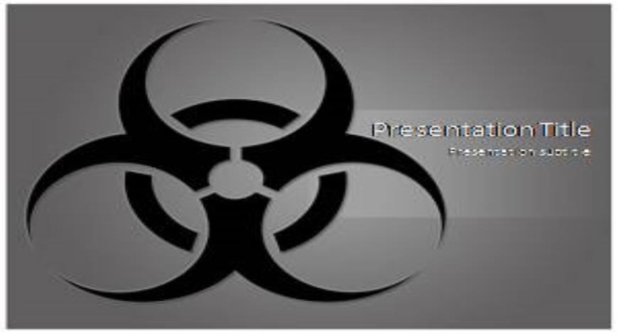 Free Biohazard PowerPoint Template and Themes
