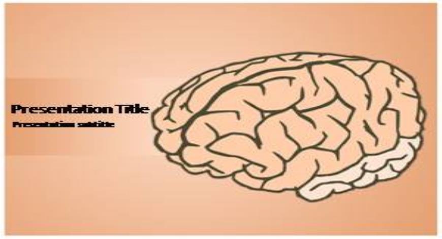 Free Human Brain PowerPoint Template and Themes
