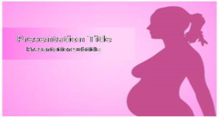 Free Pregnant Powerpoint Template And Themes