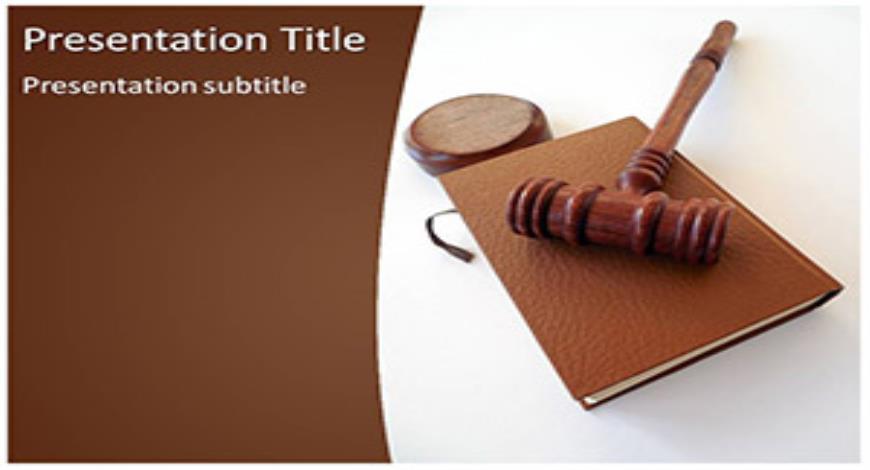 Free Law Rules PowerPoint Template and Themes