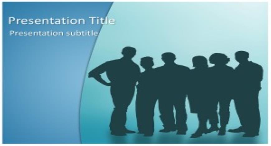 Team Free PowerPoint Template and Background