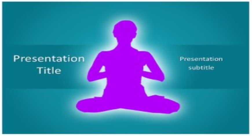 Yoga Free PowerPoint Template and Background