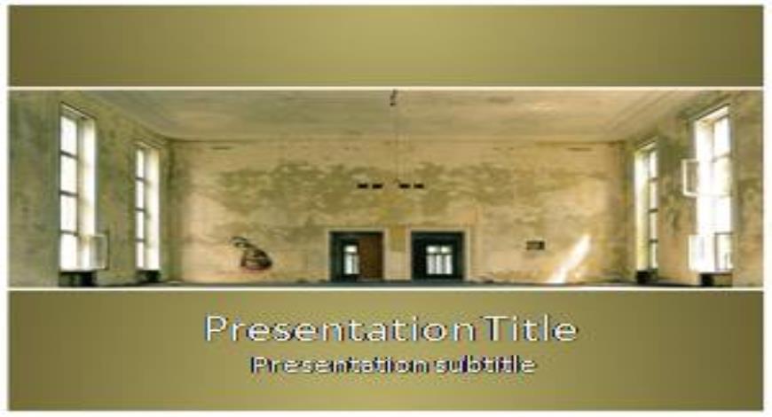 Room Interior Free PowerPoint Template and Background