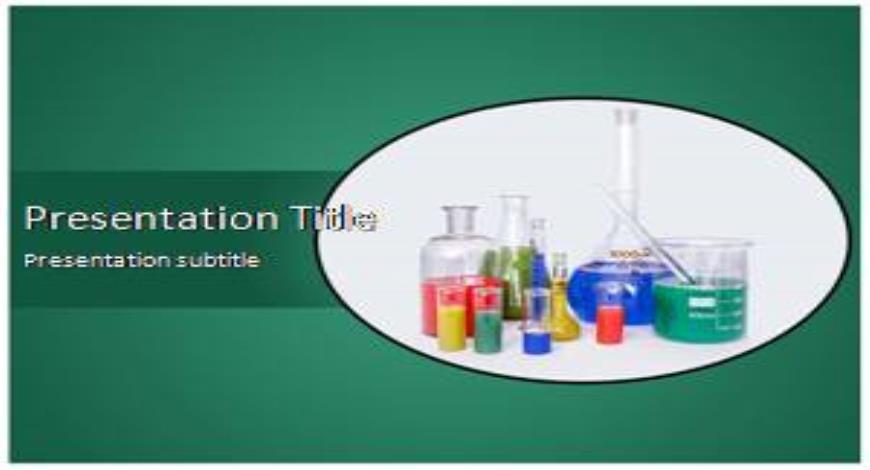 Lab Equipment Free PowerPoint Template and Background