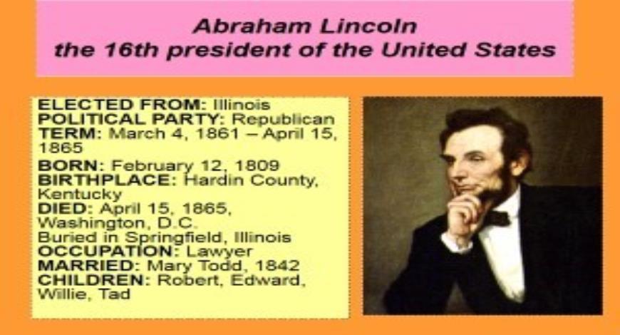 Free Download Abraham Lincoln the 16th president of the United States ...