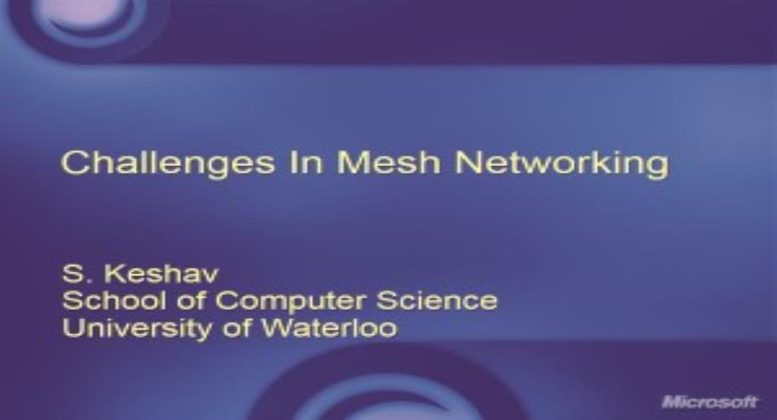 Free Download Challenges In Mesh Networking PowerPoint Presentation Slides
