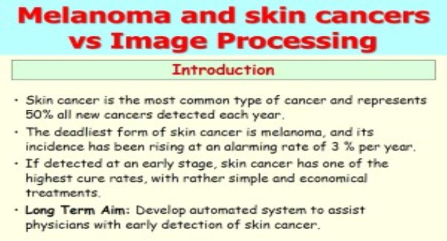 Free Download Skin cancer and melanoma PowerPoint Presentation Slides