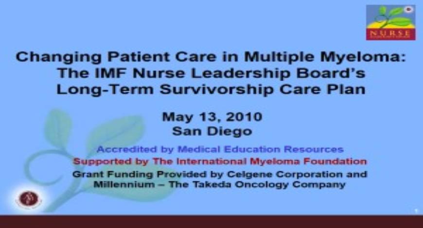 Free Download Changing Patient Care in Multiple Myeloma PowerPoint ...
