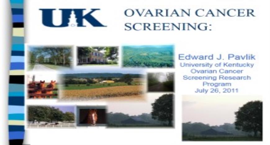 Free Download Ovarian Cancer Screening PowerPoint Presentation Slides