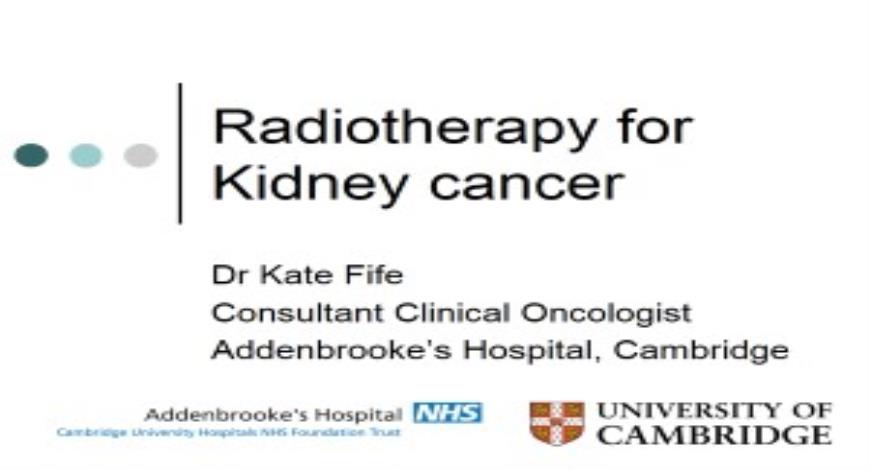 Free Download Radiotherapy for Kidney cancer PowerPoint Presentation Slides