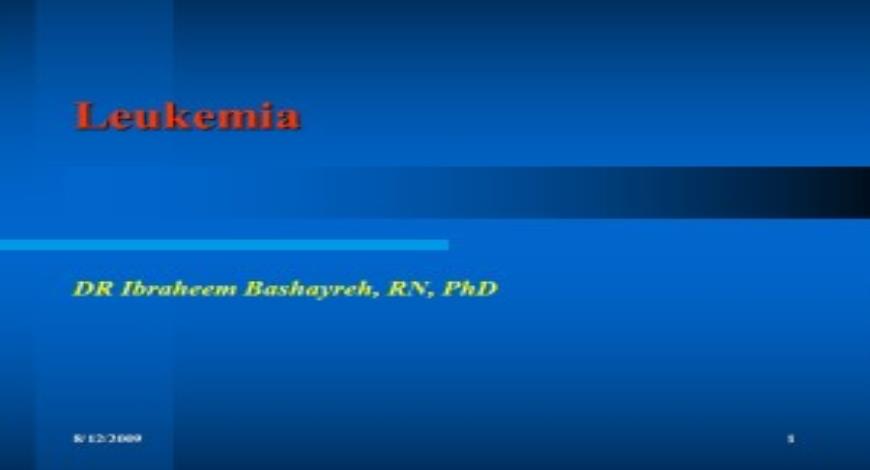 Free Download Introduction of Leukemia PowerPoint Presentation Slides