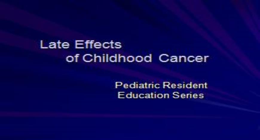 Free Download Late effects of childhood cancer PowerPoint Presentation ...