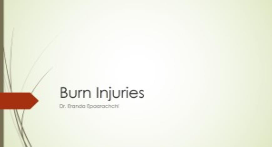 Free Download About Burn Injuries PowerPoint Presentation Slides