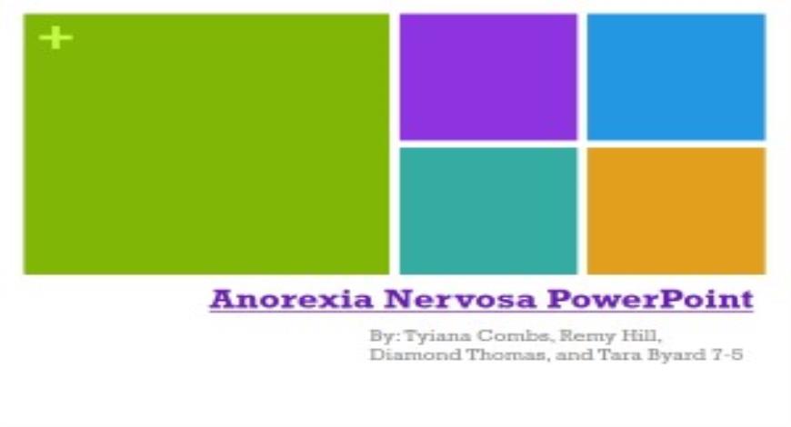Free Download Introduction About Anorexia Nervosa PowerPoint ...