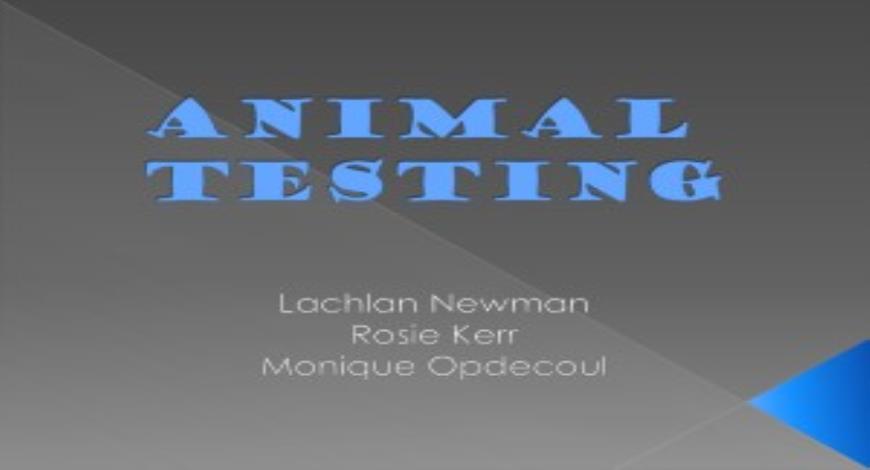 Free Download Animal Testing-Wikispaces PowerPoint Presentation Slides