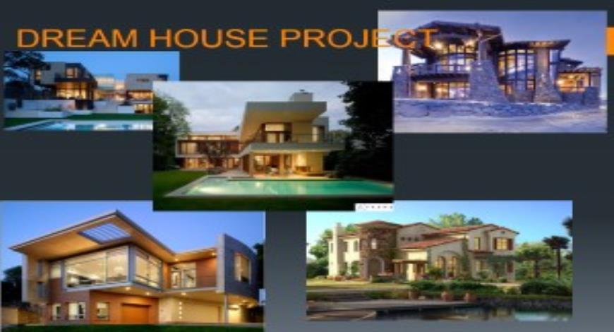 Free Download DREAM HOUSE PowerPoint Presentation Slides