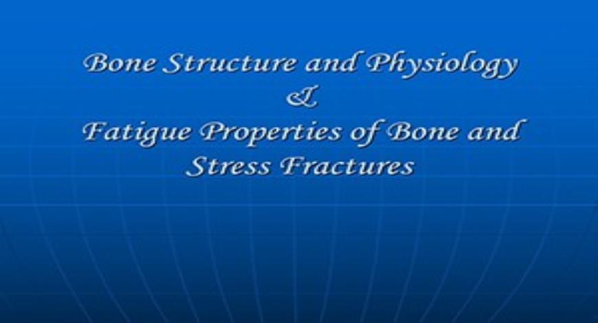 Free Download Bone Structure and Physiology Fatigue Properties of Bone ...