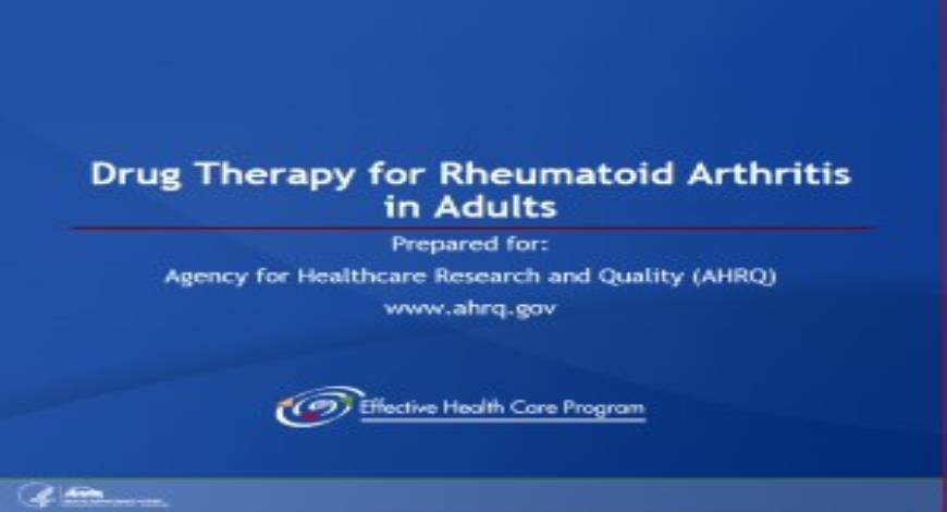 Free Download Rhematoid Arthritis CME-AHRQ Effective Health Care ...