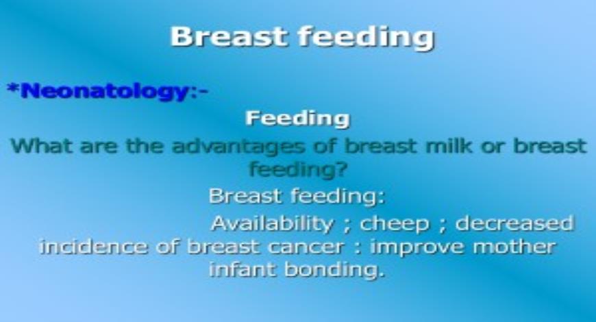 Free Download Breast feeding PowerPoint Presentation Slides