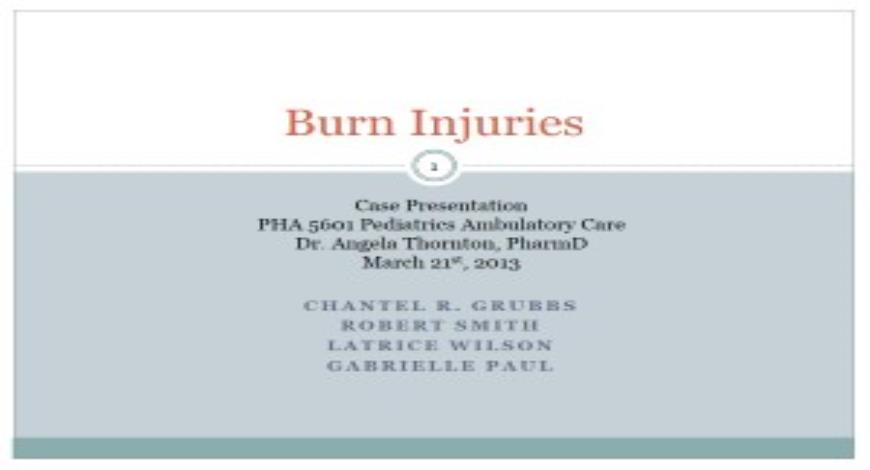 Free Download Introduction of Burn Injuries PowerPoint Presentation Slides