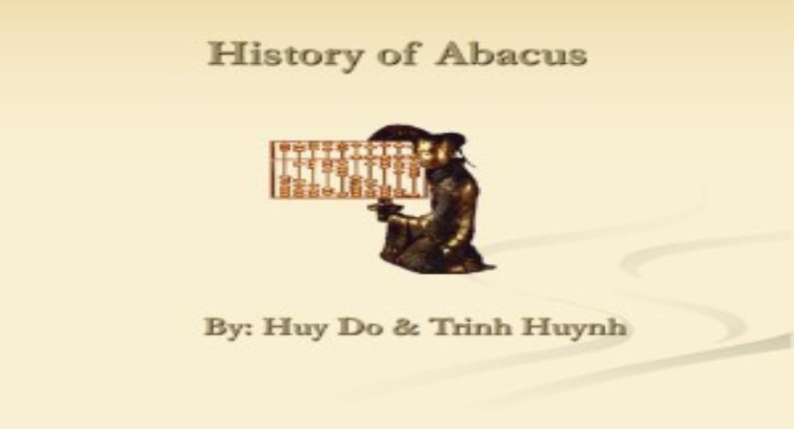 Free Download History of Abacus PowerPoint Presentation Slides