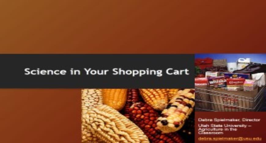 Free Download Science in Your Shopping Cart PowerPoint Presentation Slides