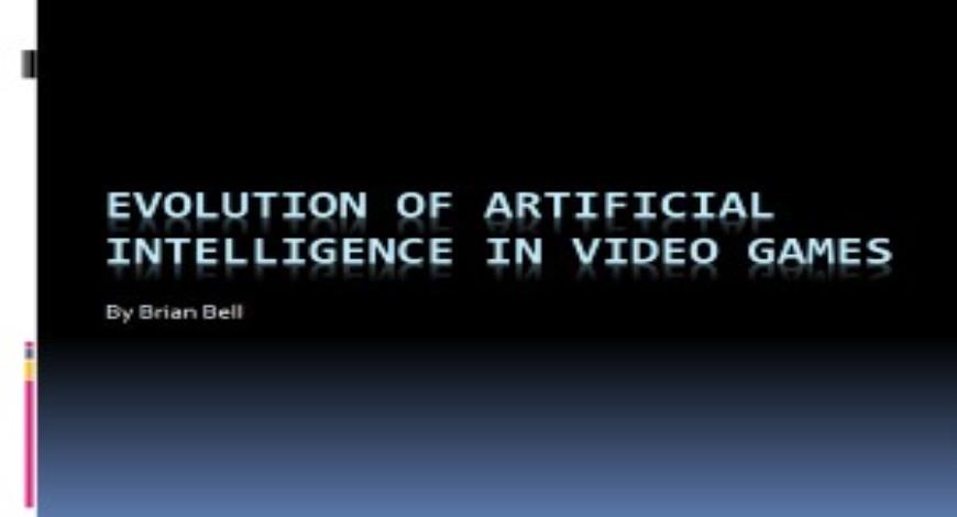 Free Download Evolution of Artificial Intelligence In Video Games ...