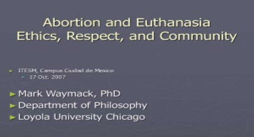 Free Download Abortion and Euthanasia Ethics Respect PowerPoint ...