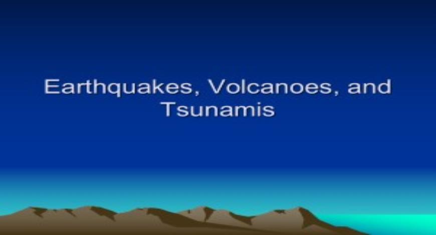 Free Download Earthquakes and Volcanoes PowerPoint Presentation ...