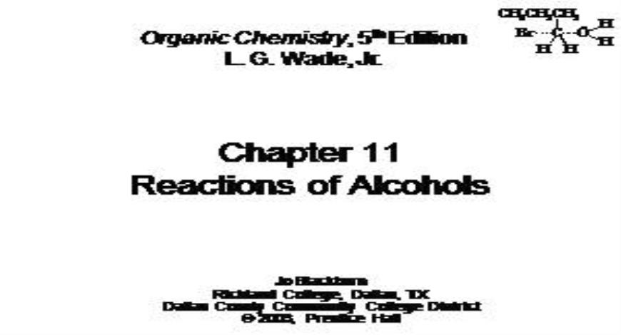 Free Download Reactions of Alcohol PowerPoint Presentation ...