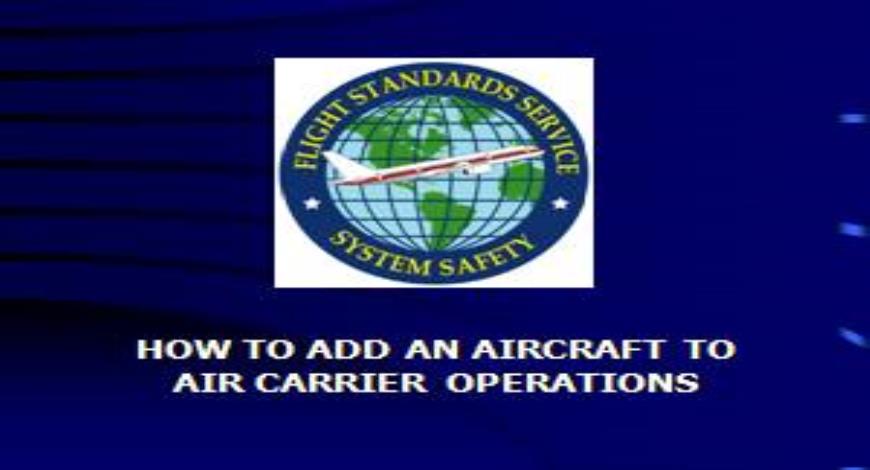 Free Download How to Add an Aircraft to Air Carrier Operations ...