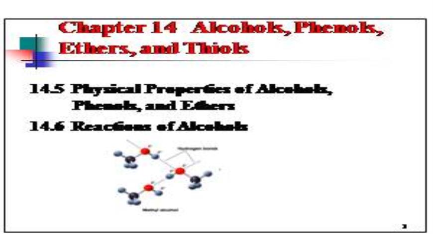 Free Download Alcohols Phenols Ethers Aldehydes and Ketones PowerPoint ...