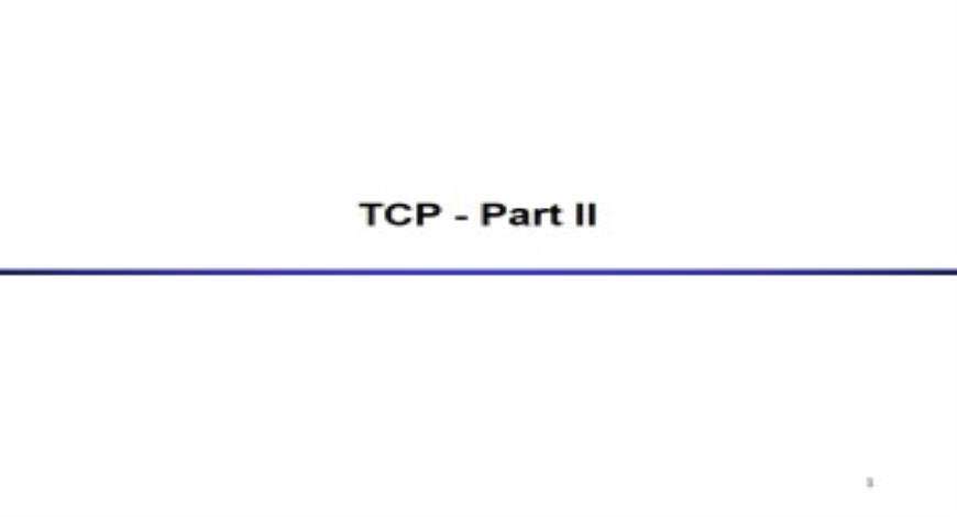 Free Download Acknowledgements in TCP PowerPoint Presentation ...