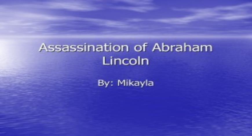 Free Download Assassination of Abraham Lincoln PowerPoint Presentation ...