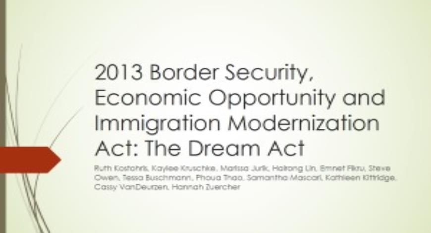 Free Download 2013 Border Security Economic Opportunity and Immigration ...