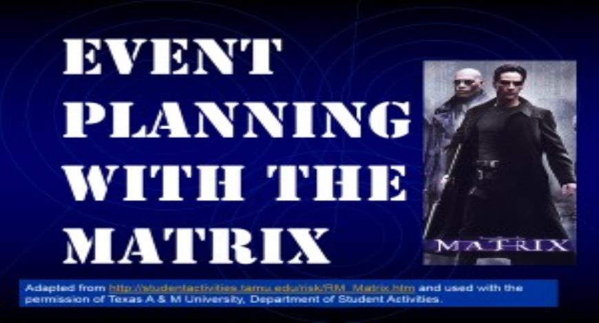 Free Download Event Planning with the matrix PowerPoint Presentation ...