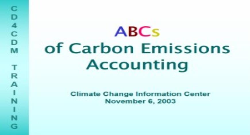 Free Download ABC of carbon emissions accounting PowerPoint ...