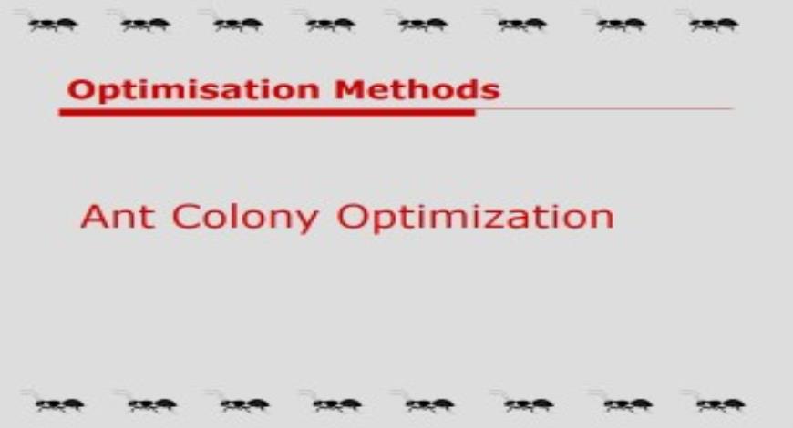 Free Download Learn About Ant Colony Optimization PowerPoint ...