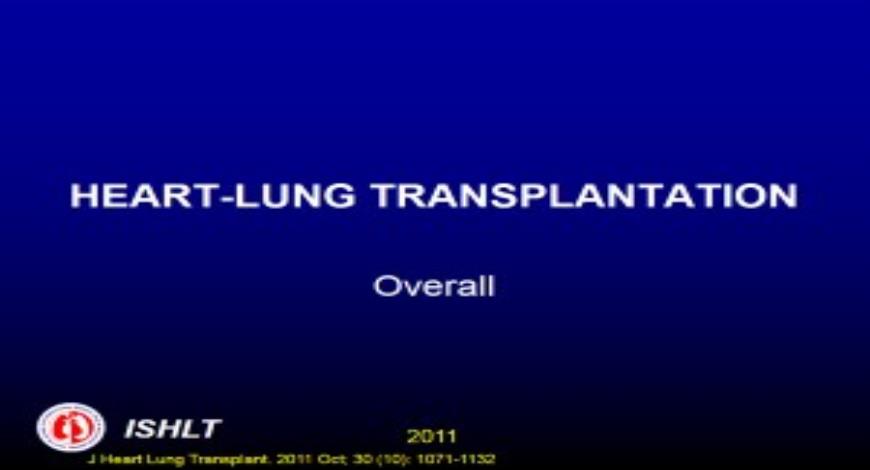 Free Download Heart and Lung Transplantation Statistics PowerPoint Presentation Slides