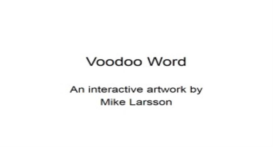 Free Download Voodoo Word Thomas Edwards Technological Art PowerPoint ...