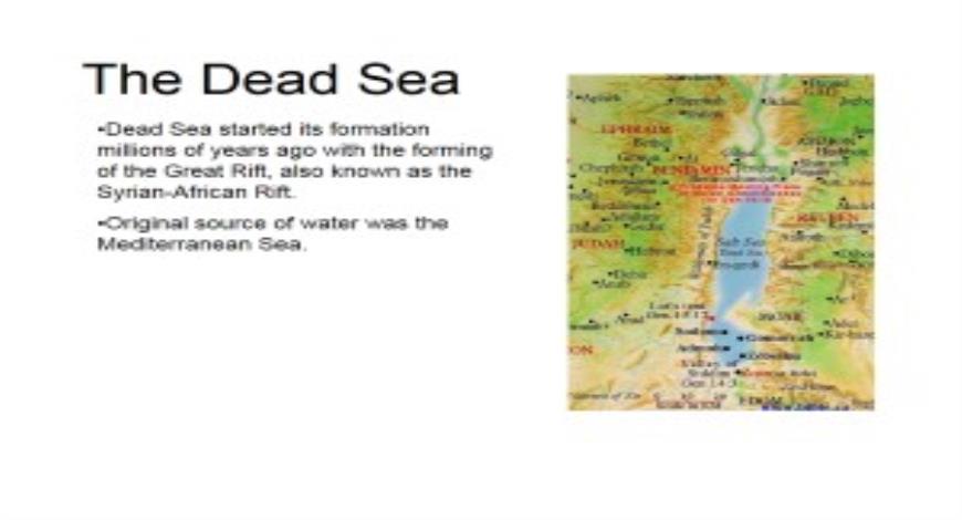 Free Download The Dead Sea University of Dayton PowerPoint Presentation ...