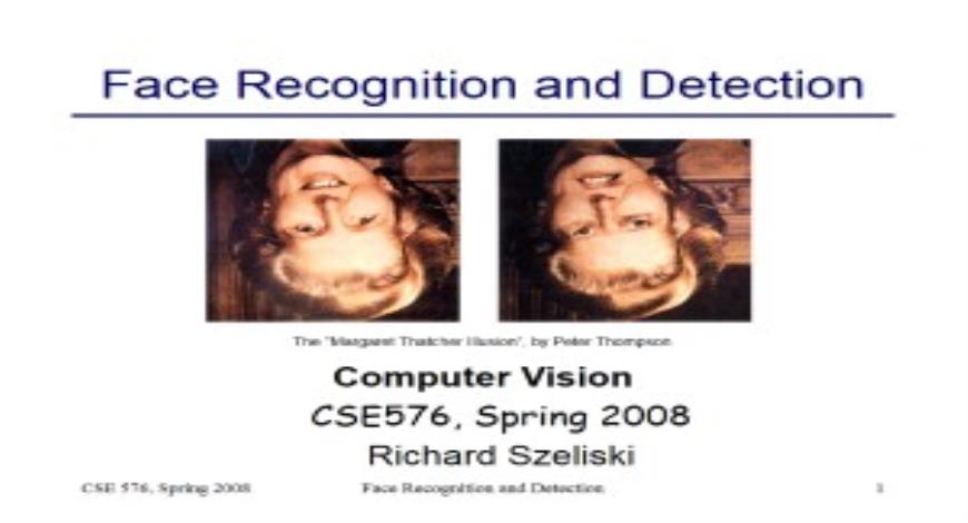 Free Download Face recognition PowerPoint Presentation | SlidesFinder.com