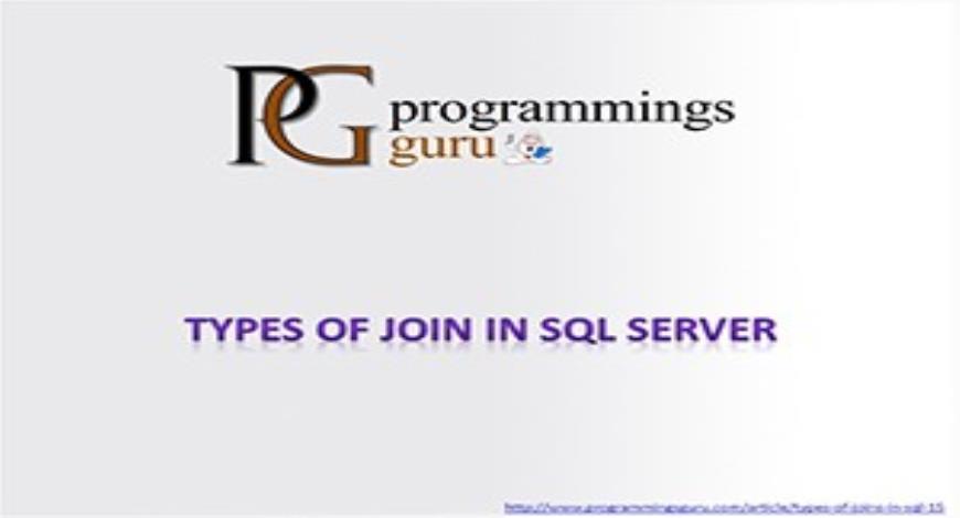 Free Download Types of Join in SQL Server PowerPoint Presentation ...
