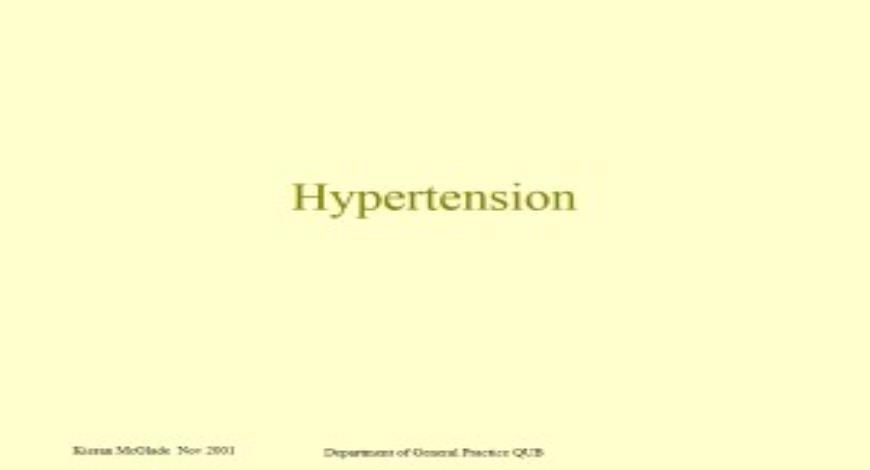 Free Download Hypertension PowerPoint Presentation Slides