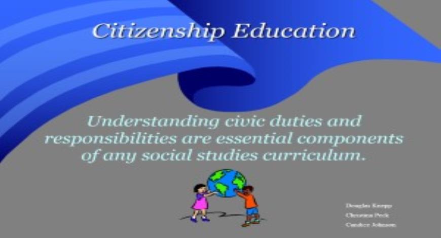 Free Download Citizenship Education PowerPoint Presentation ...