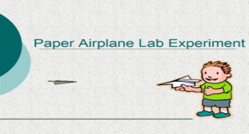 Free Download Paper Airplane Lab Experiment PowerPoint Presentation ...