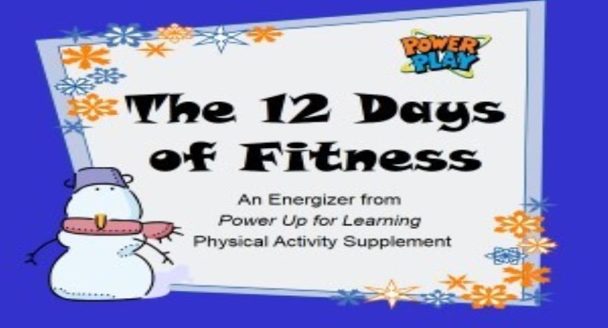 Free Download The 12 Days of Fitness PowerPoint Presentation Slides