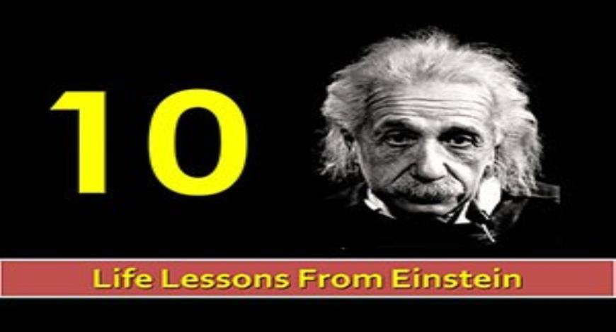 Free Download 10 Life Lessons From Albert Einstein PowerPoint ...