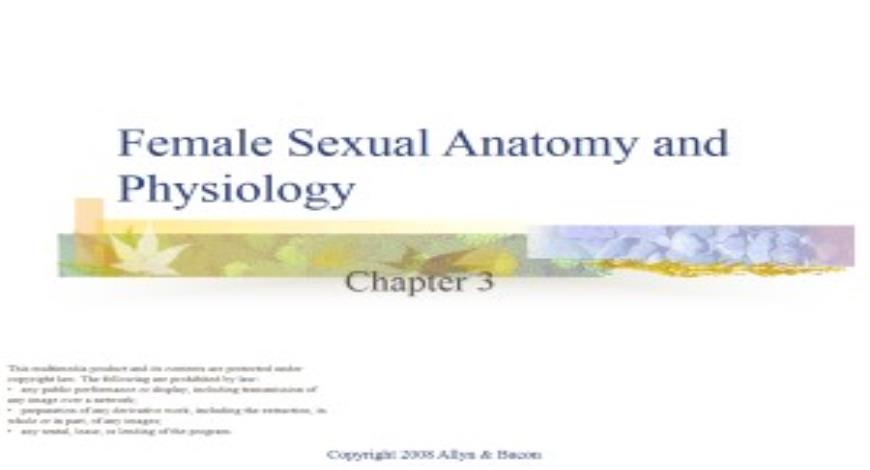 Free Download Female Sexual Anatomy And Physiology Powerpoint